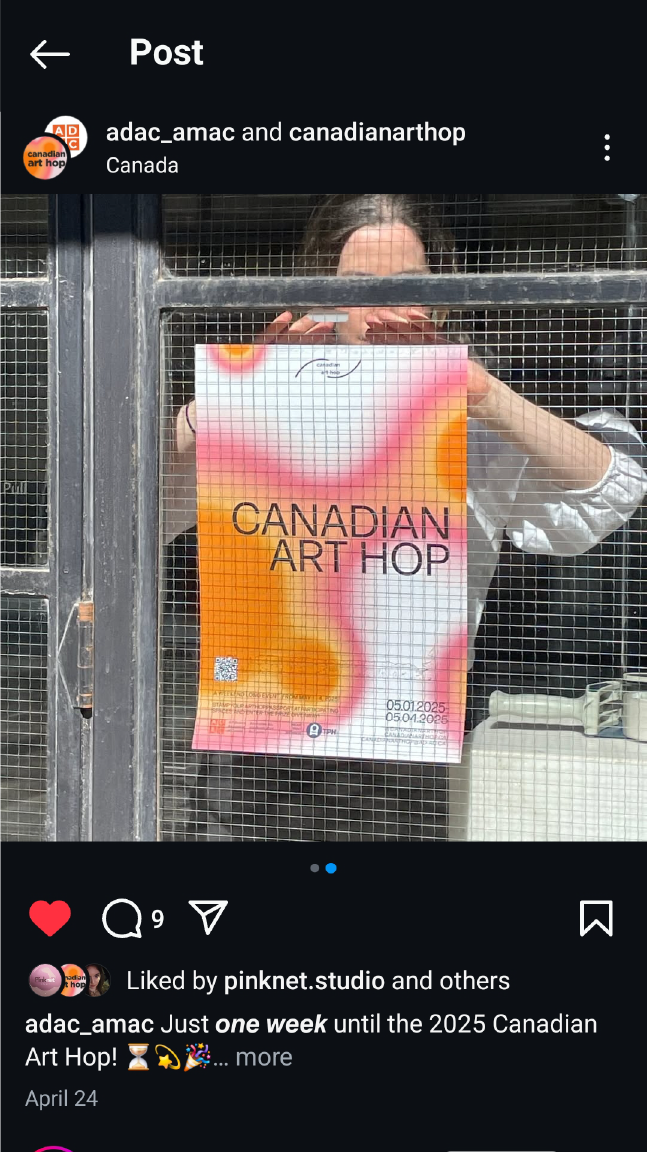 ADAC Canadian Art Hop Poster – Rawish Talpur
